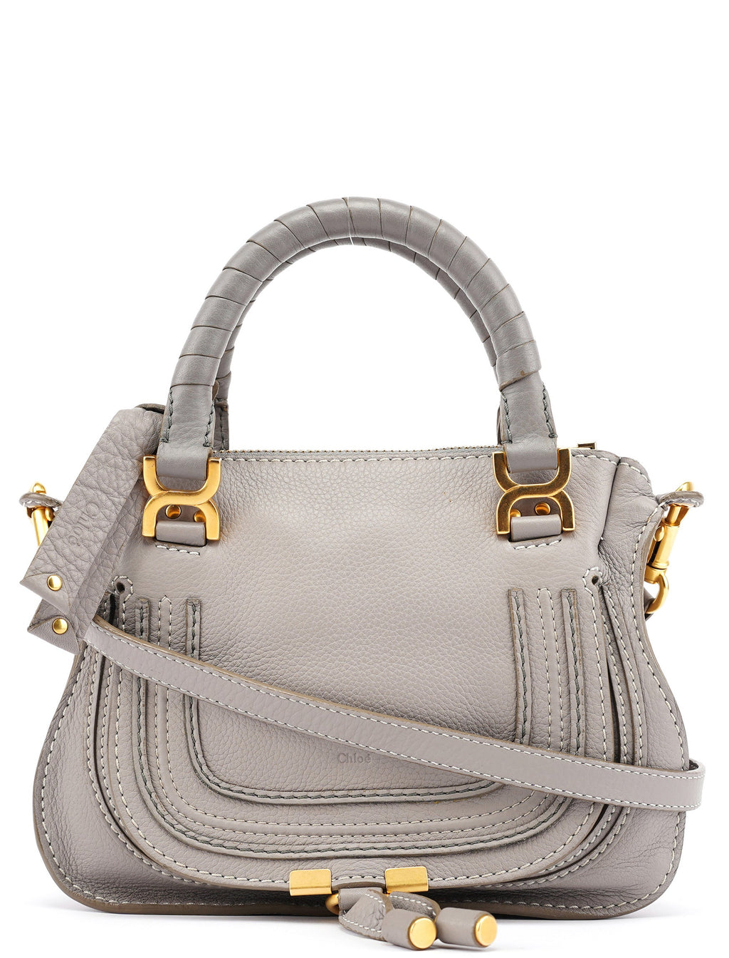 Chloe Gray Leather Mini Marcie 2-Way Bag – Rediscover Vintage